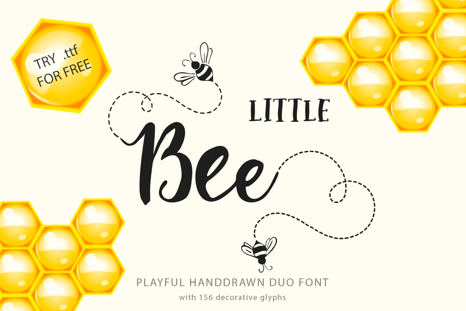 Little Bee duo font (42716) | Script | Font Bundles