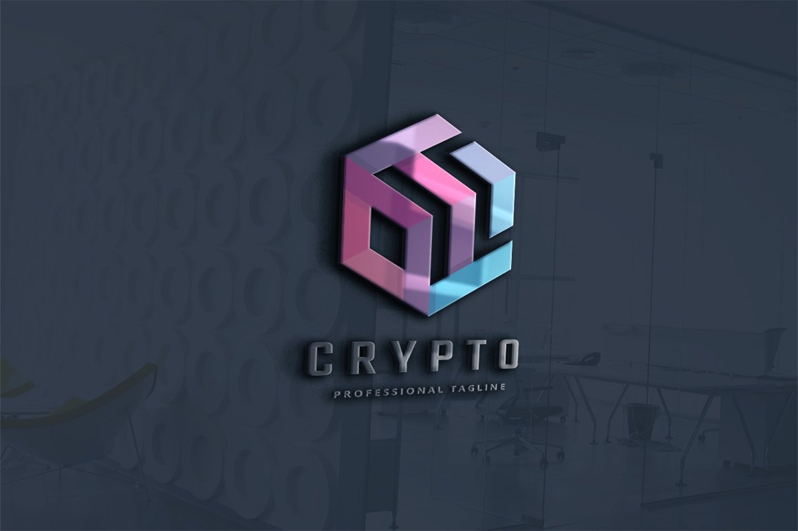 Crypto Cube Letter C Logo (669580) | Logos | Design Bundles