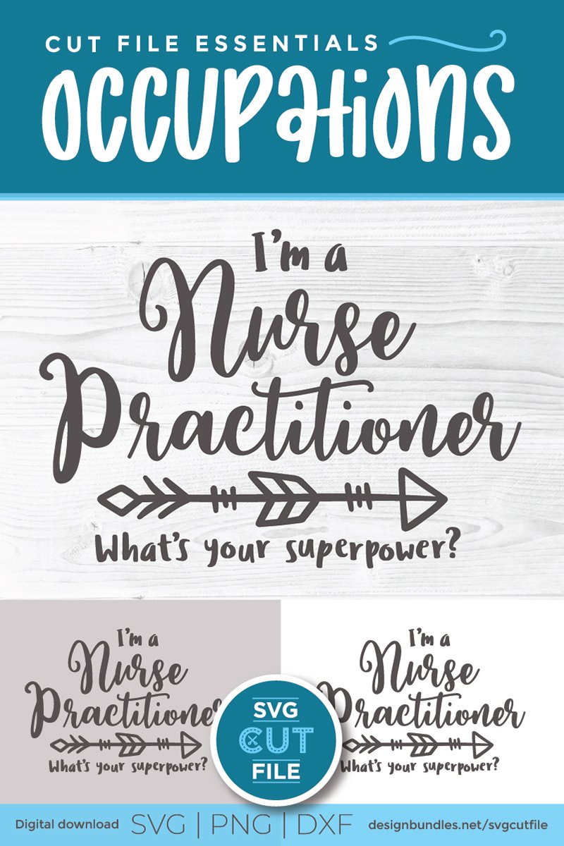 Nurse practitioner svg - what's your superpower NP svg file (568684 ...