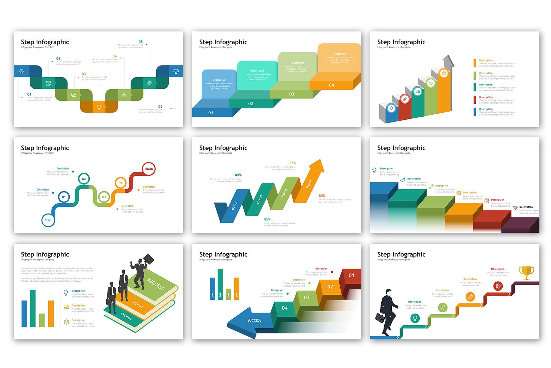 Step Presentation - Infographic Template (151324) | Presentation ...
