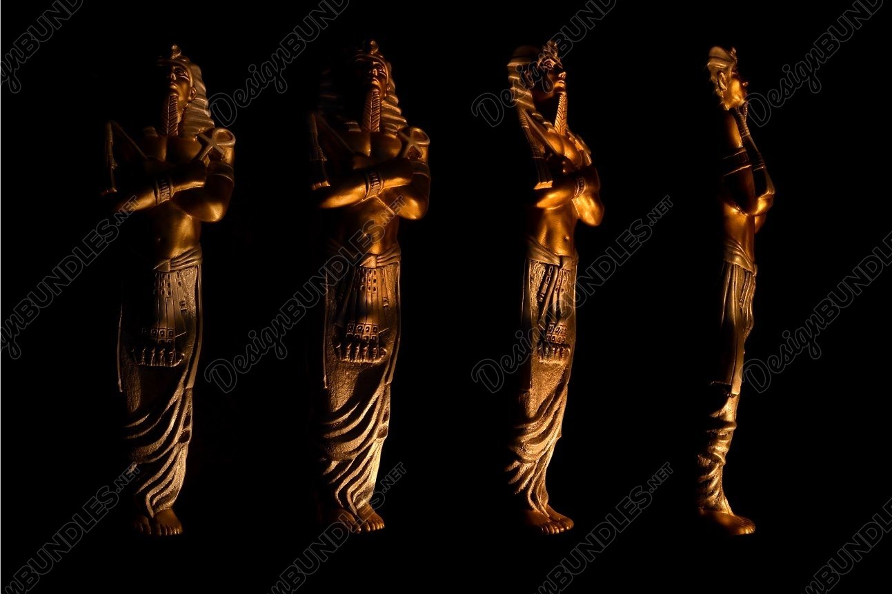 Statues of king egyptian pharaoh gods (887409) | Architecture | Design ...