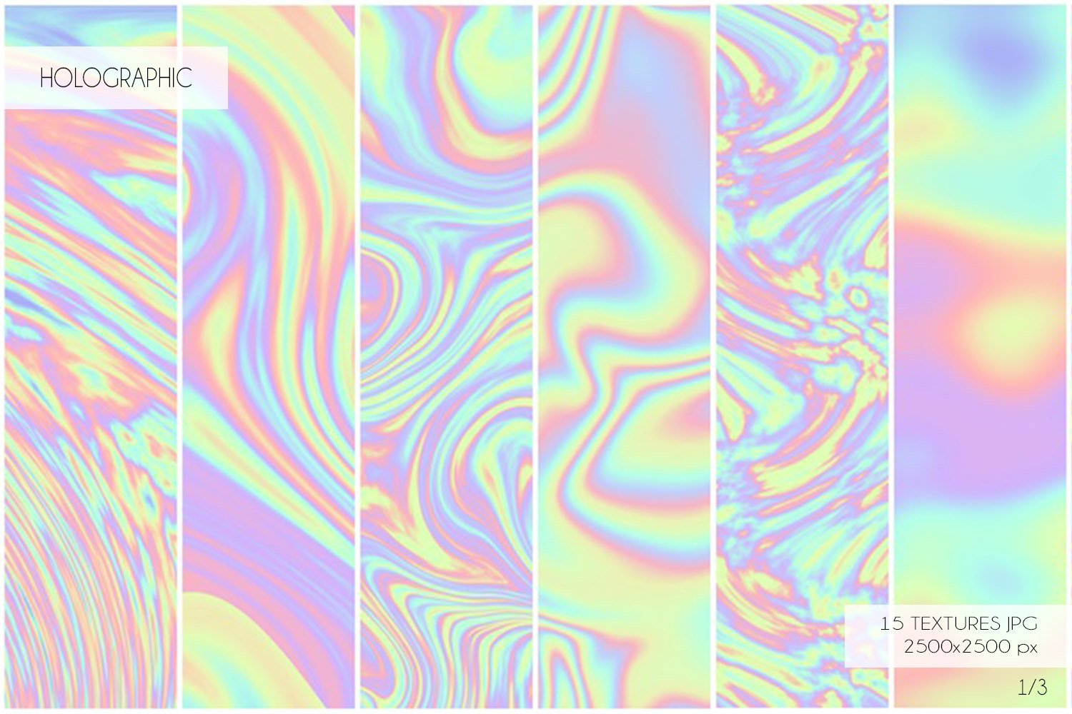 15 Holographic Textures Backgrounds JPG (694584) | Textures | Design ...