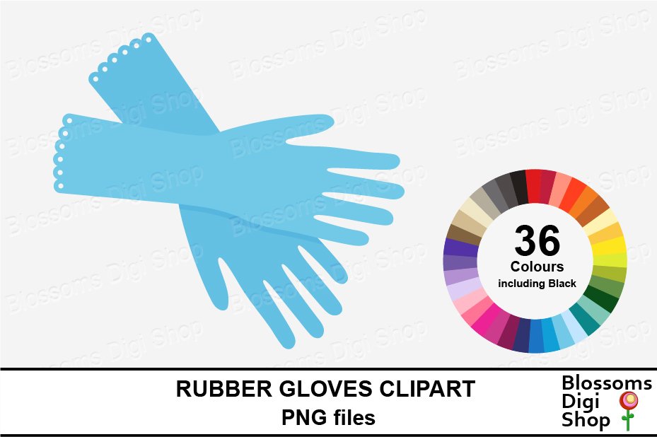 Rubber Gloves Clipart (1101837)