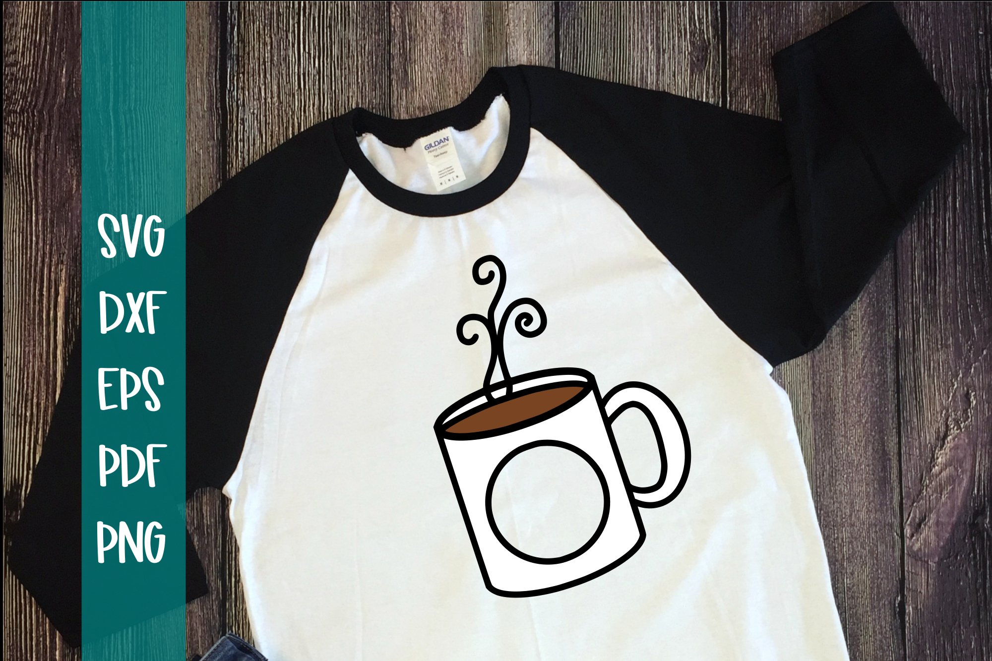 Coffee Monogram Frame SVG