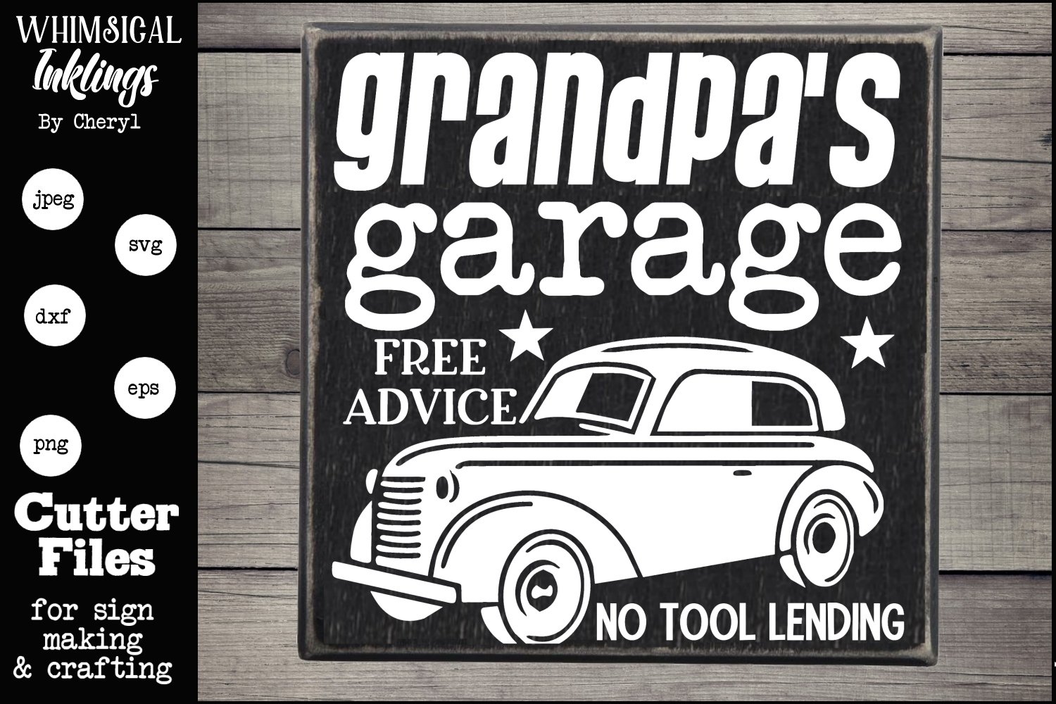 Grandpas Classic Garage SVG (258947) | SVGs | Design Bundles