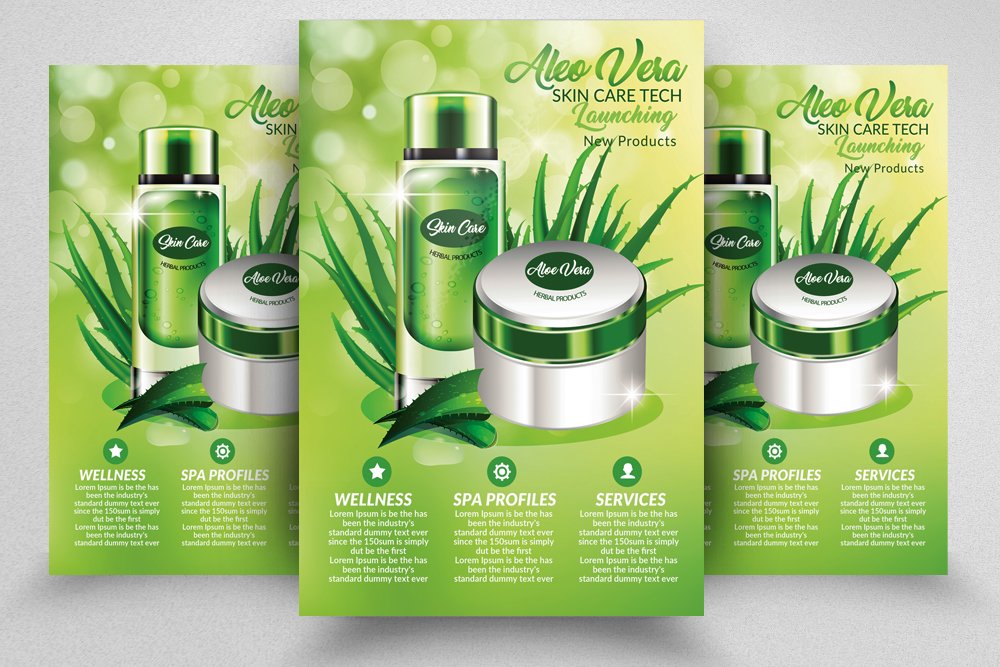 Herbal Product Flyer Template (306235) | Flyers | Design Bundles