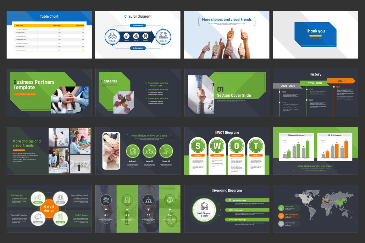 Business Partners Template (525178) | Presentation Templates | Design ...