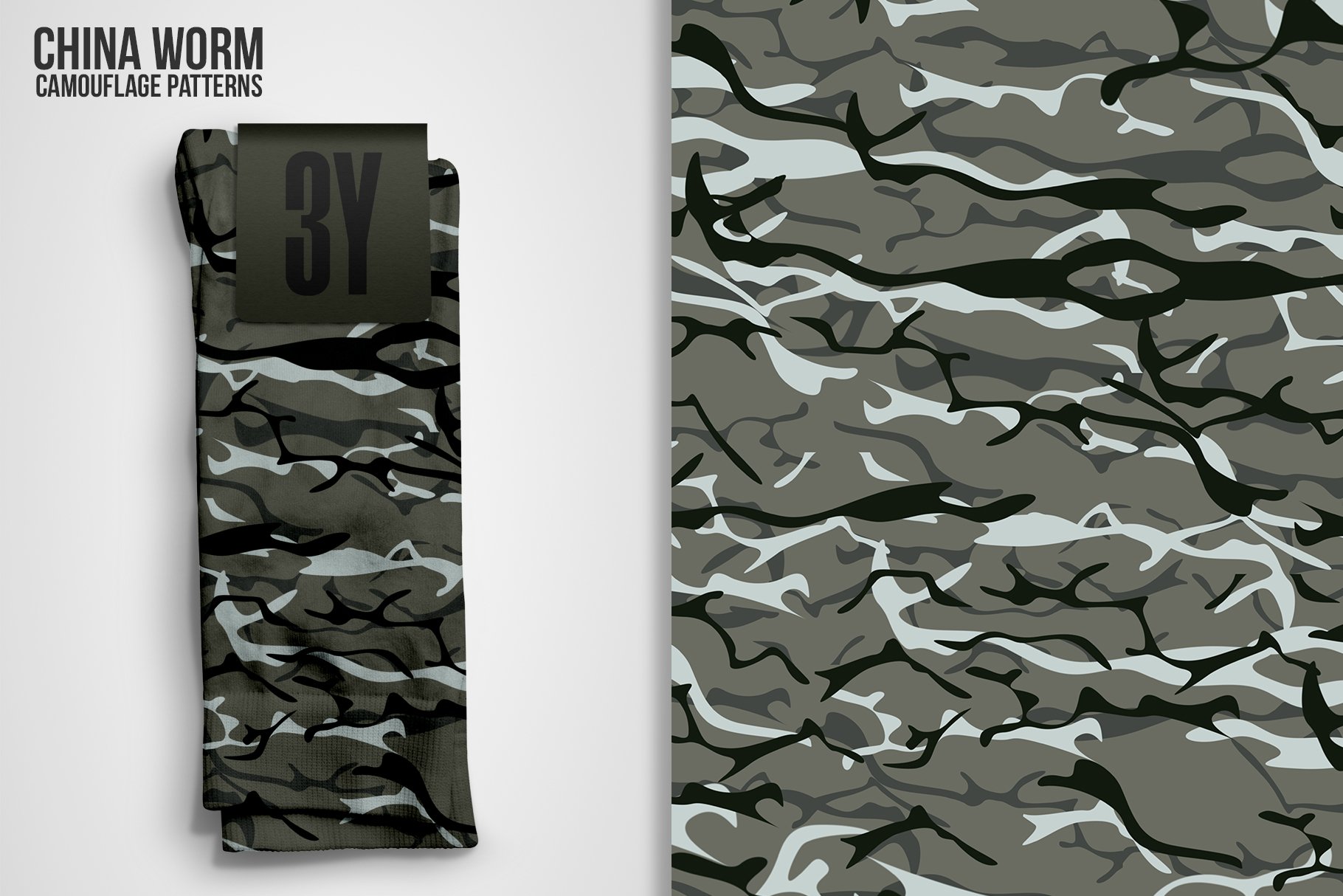 China Worm Camouflage Patterns (561379) | Patterns | Design Bundles