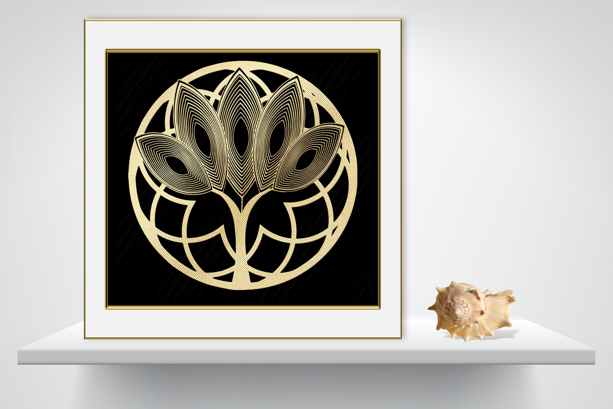 Gold Foil Tree of Life Clip Art (765782) | Illustrations | Design Bundles