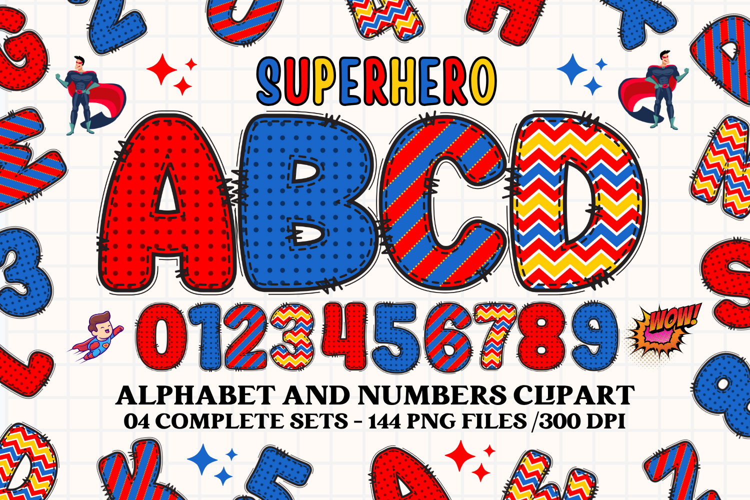 Printable Superhero Letters