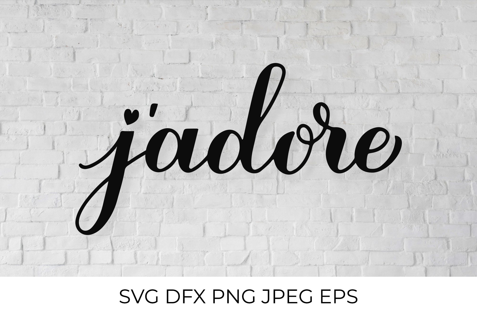 J'adore calligraphy. I adore hand lettering in French SVG (1135119 ...