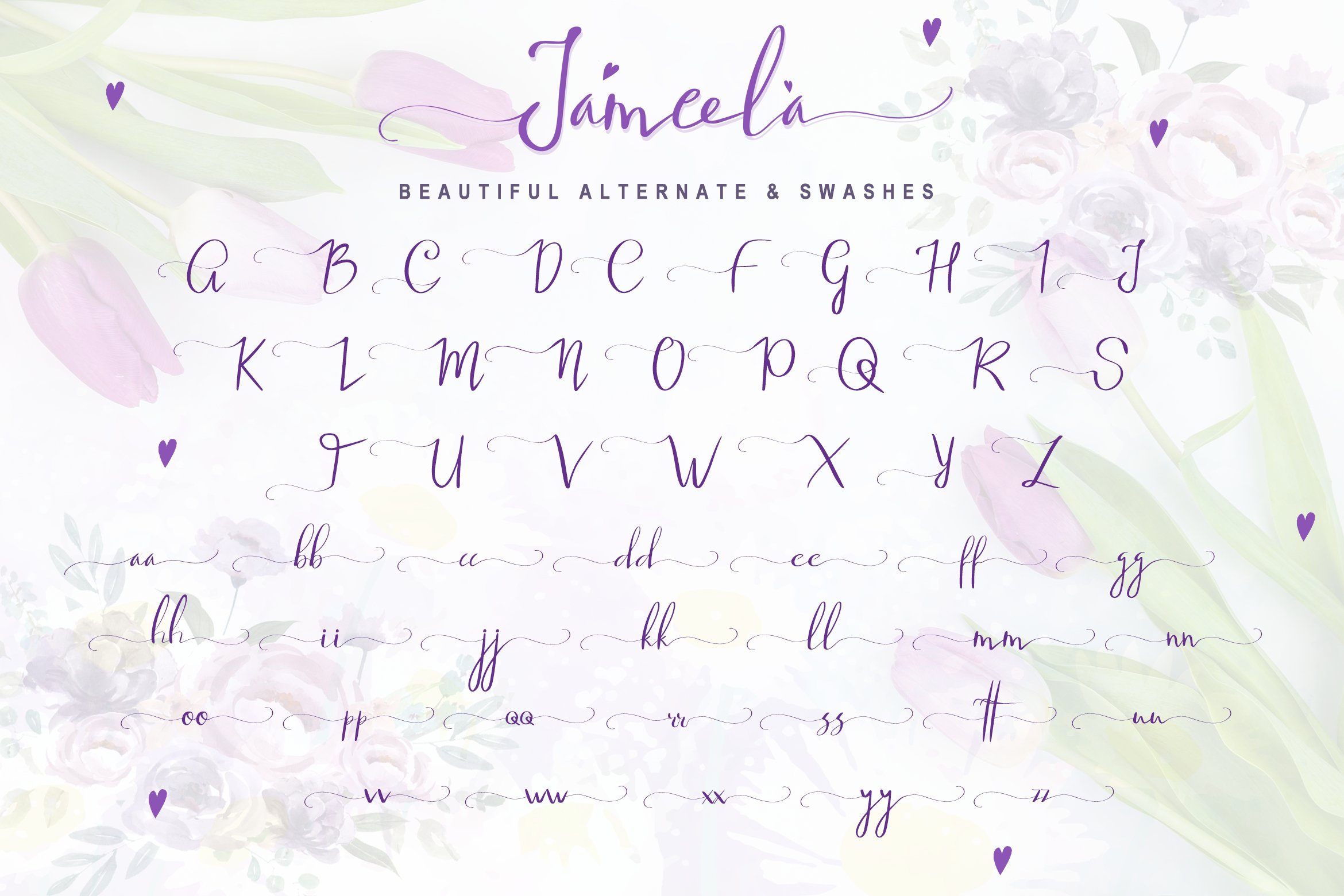 Jameela - Natural and Beautiful Script Font (363973) | Calligraphy ...