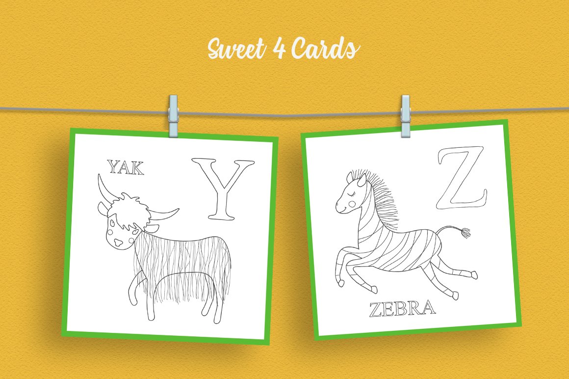 Alphabet Zoo Illustration Set