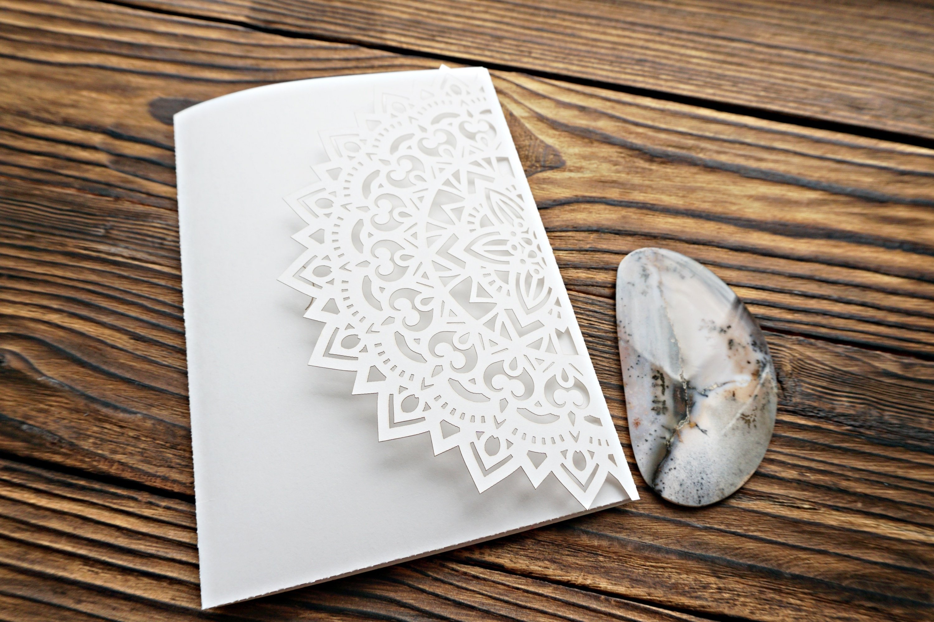 Tri Fold Wedding Invitation Envelope Template For Cutting (748210 ...
