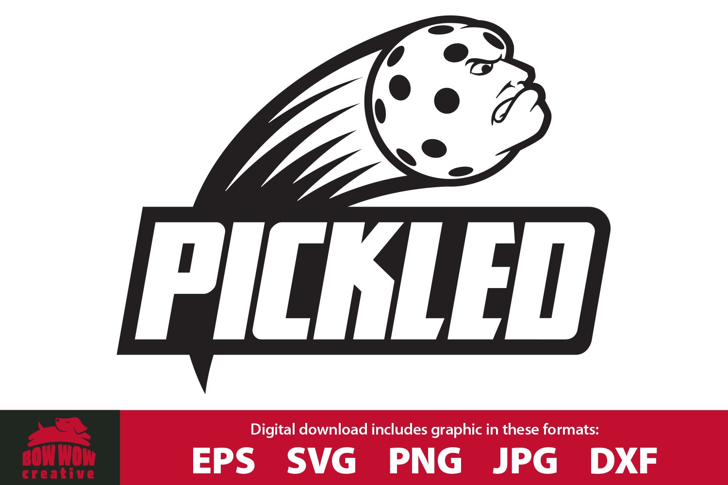 Pickled - Funny Pickleball Cutting File & Clipart (638890) | Cut Files ...
