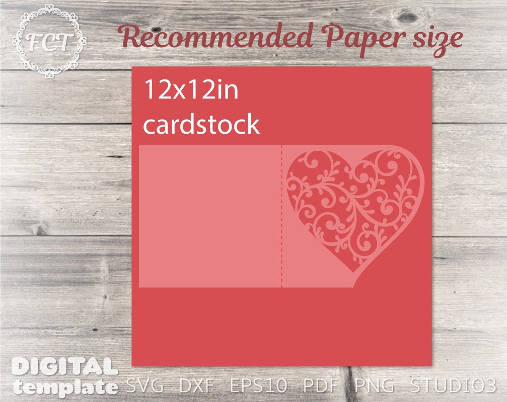 6 Valentines card SVG templates set, Heart greeting cards (1209850 ...