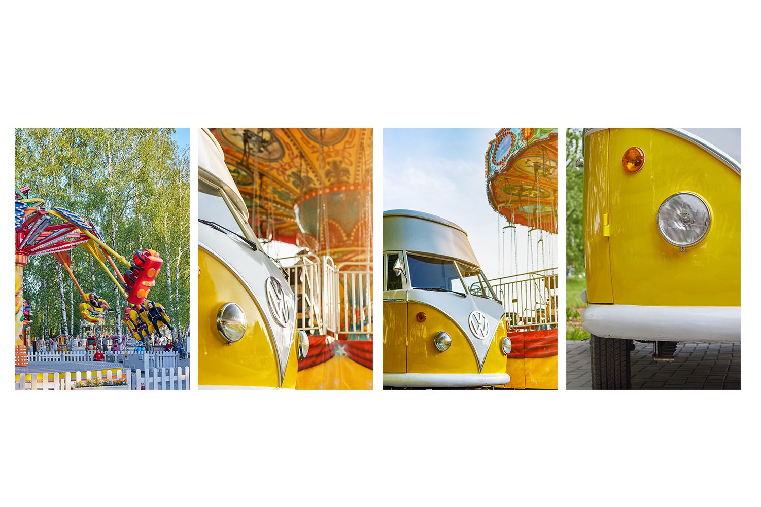 Summer amusement park. (621600) | Travel and Adventure | Design Bundles