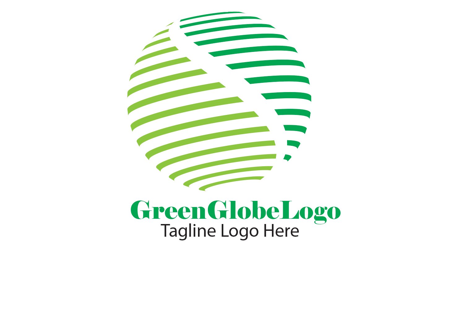 Premium Green Globe Logo (115483) | Logos | Design Bundles