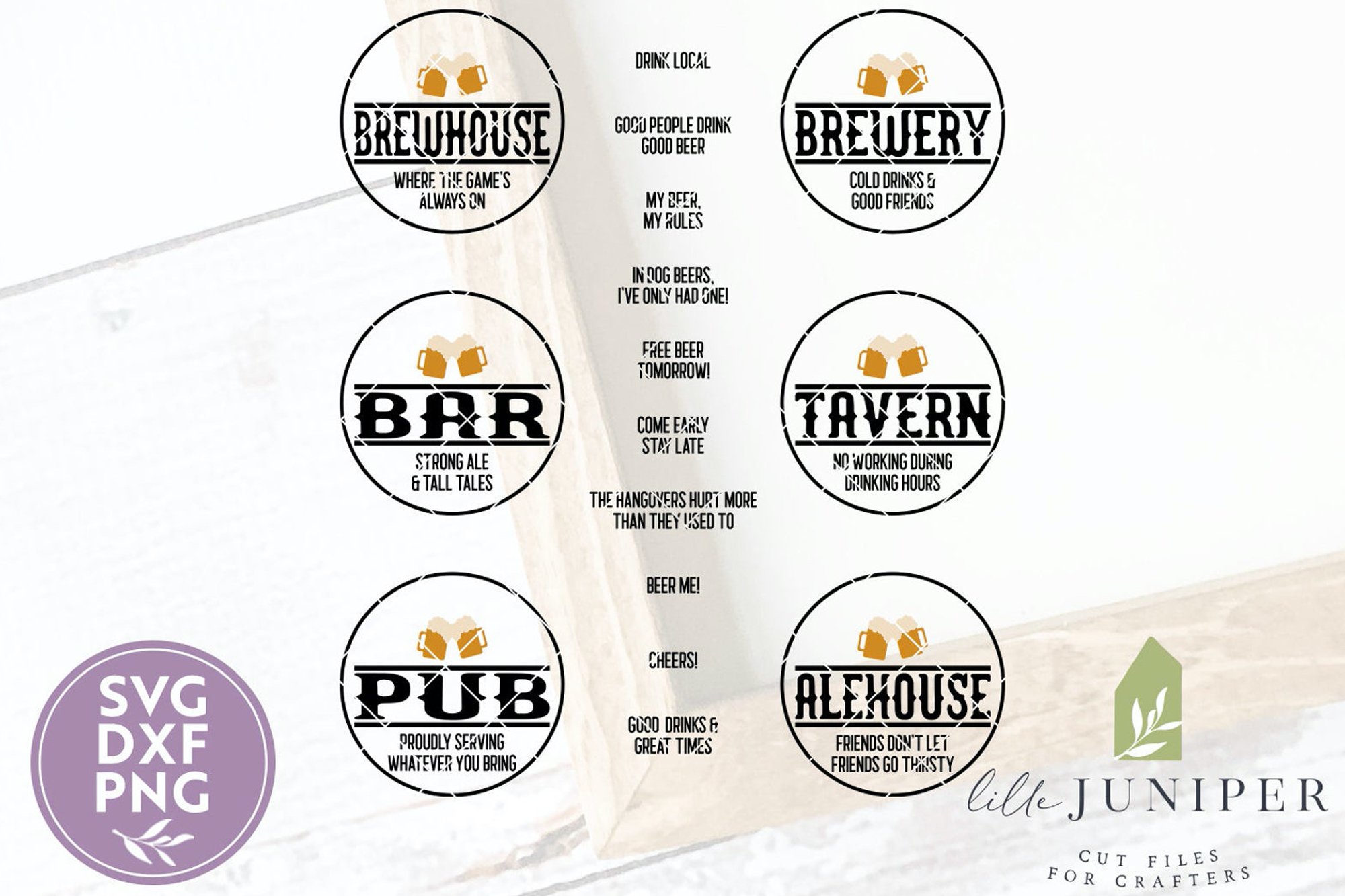 Bar Sign SVG Kit, Beer svg, Brewery svg, Pub svg, Brewhouse (934153 ...