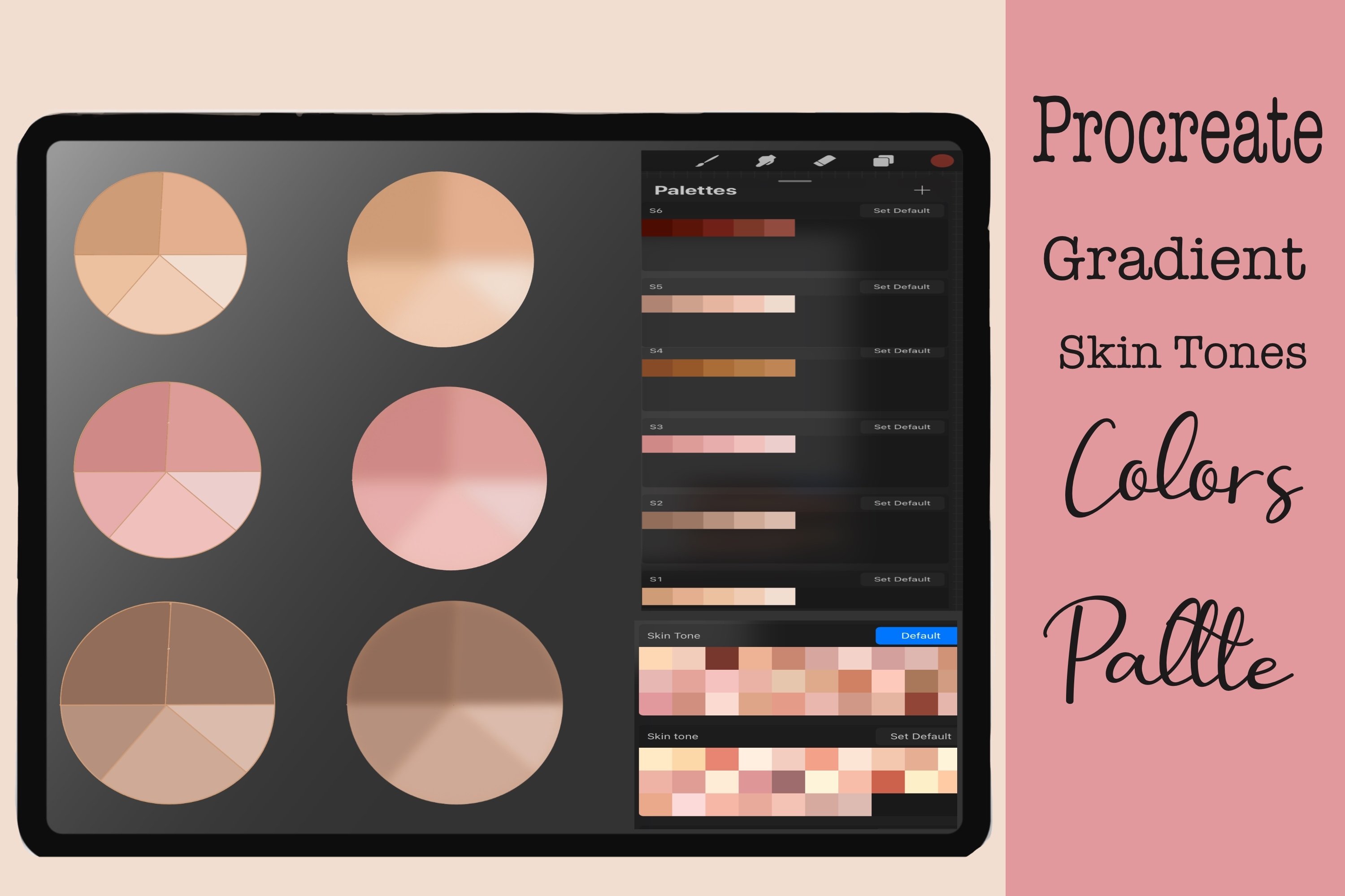 Procreate Skin Tones Gradient Color Palette Lupon gov ph