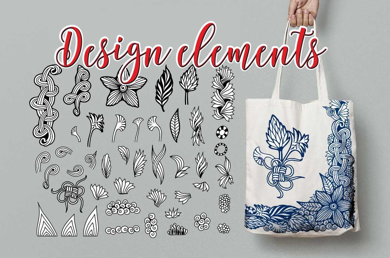 Design elements Pack SVG, EPS, PNG, DXF files (674744) | Elements ...