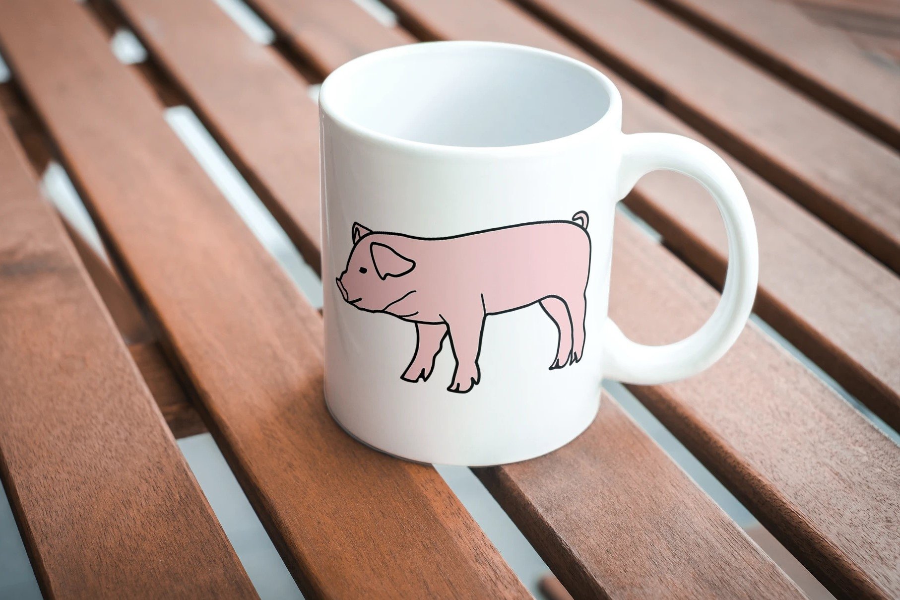 Pig SVG Farmhouse SVG Realistic pig SVG pink (563734) | Cut Files ...