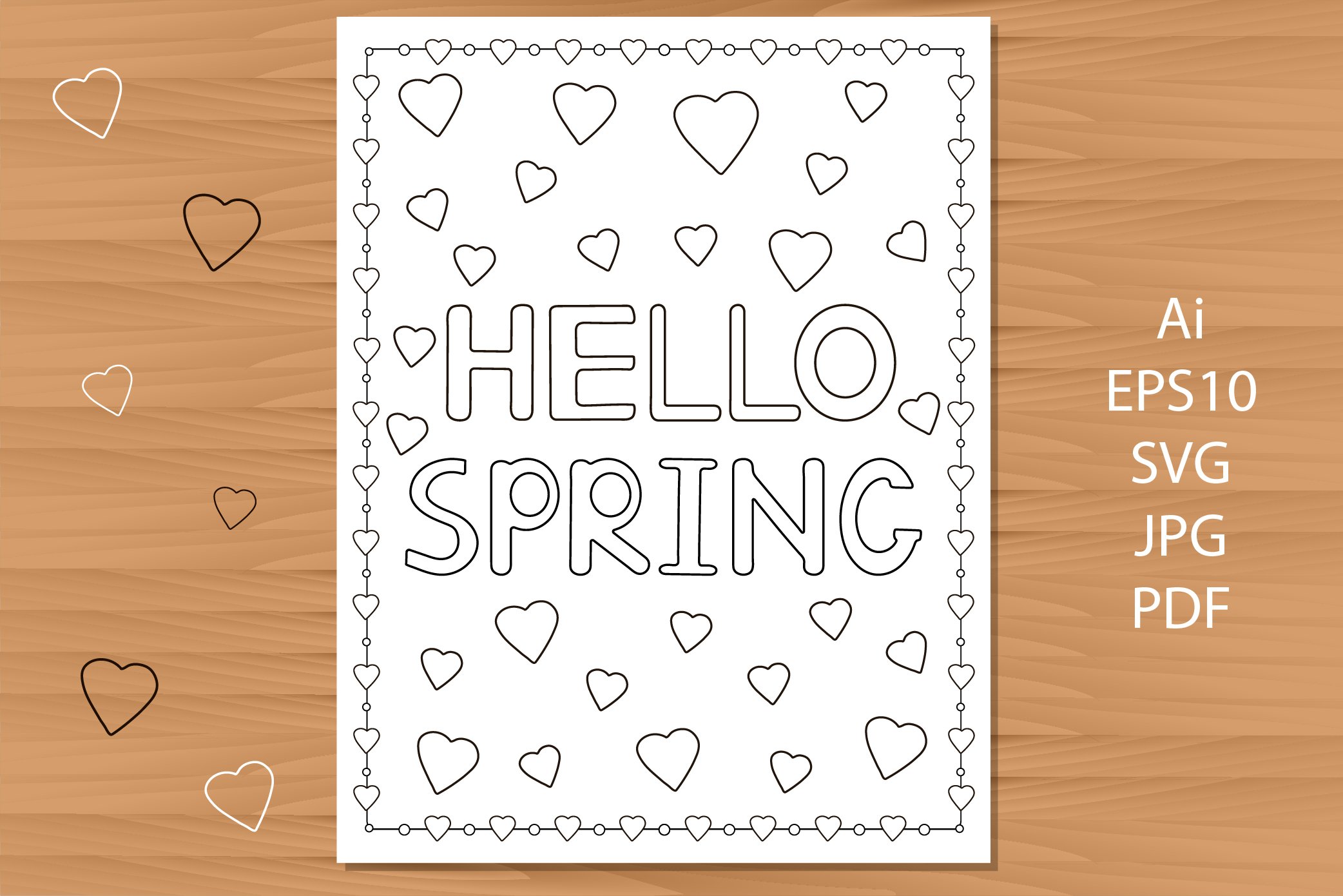 4 Easter cards. Coloring pages. (489086) | Coloring Pages | Design Bundles