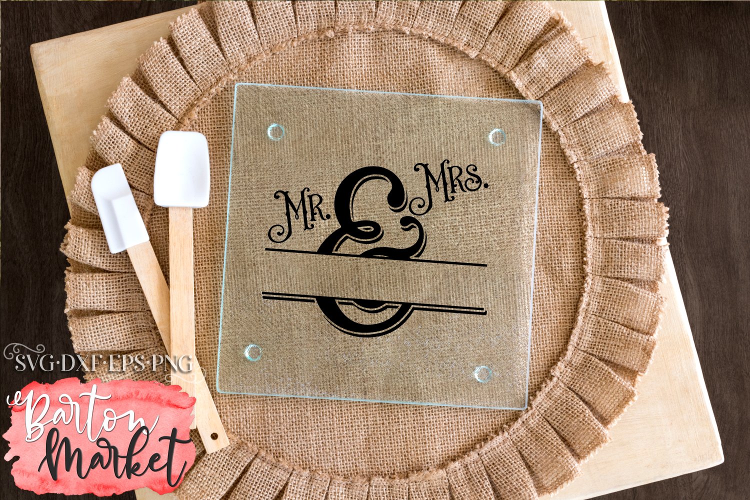 Mr & Mrs Monogram for Crafters (377782) | Cut Files | Design Bundles