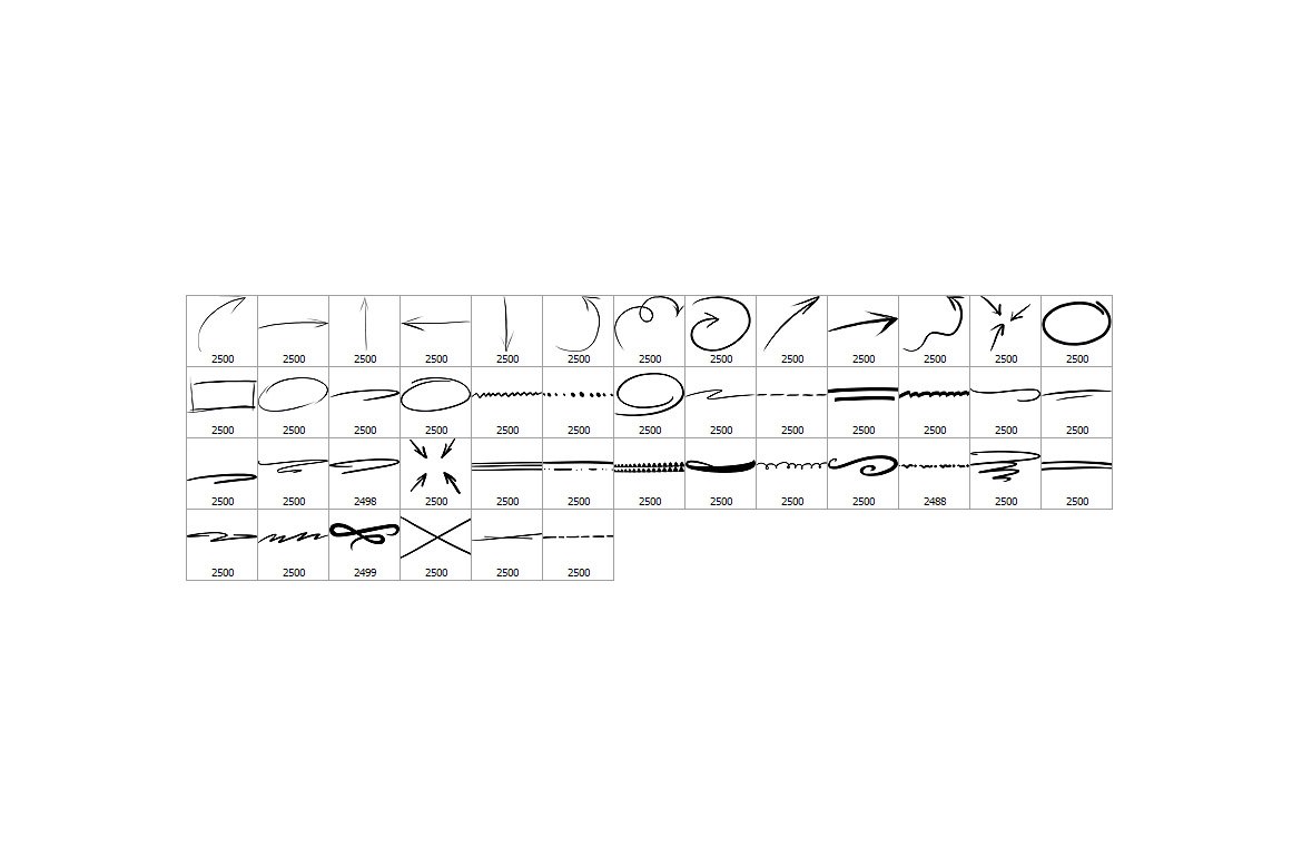 Underline Photoshop Stamp Brushes 1 (543327) | Brushes | Design Bundles