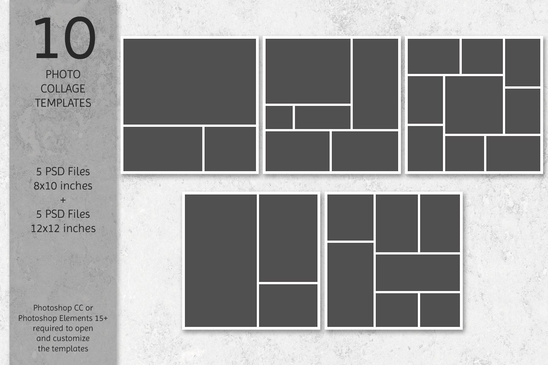 24 Photo Collage Template