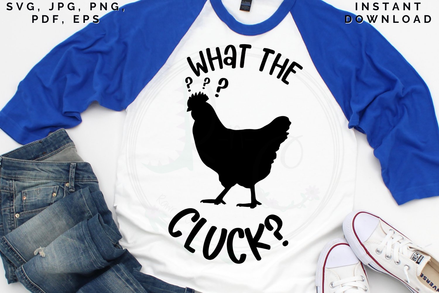 What the Cluck SVG, Chicken cut file (1089859) | Cut Files | Design Bundles