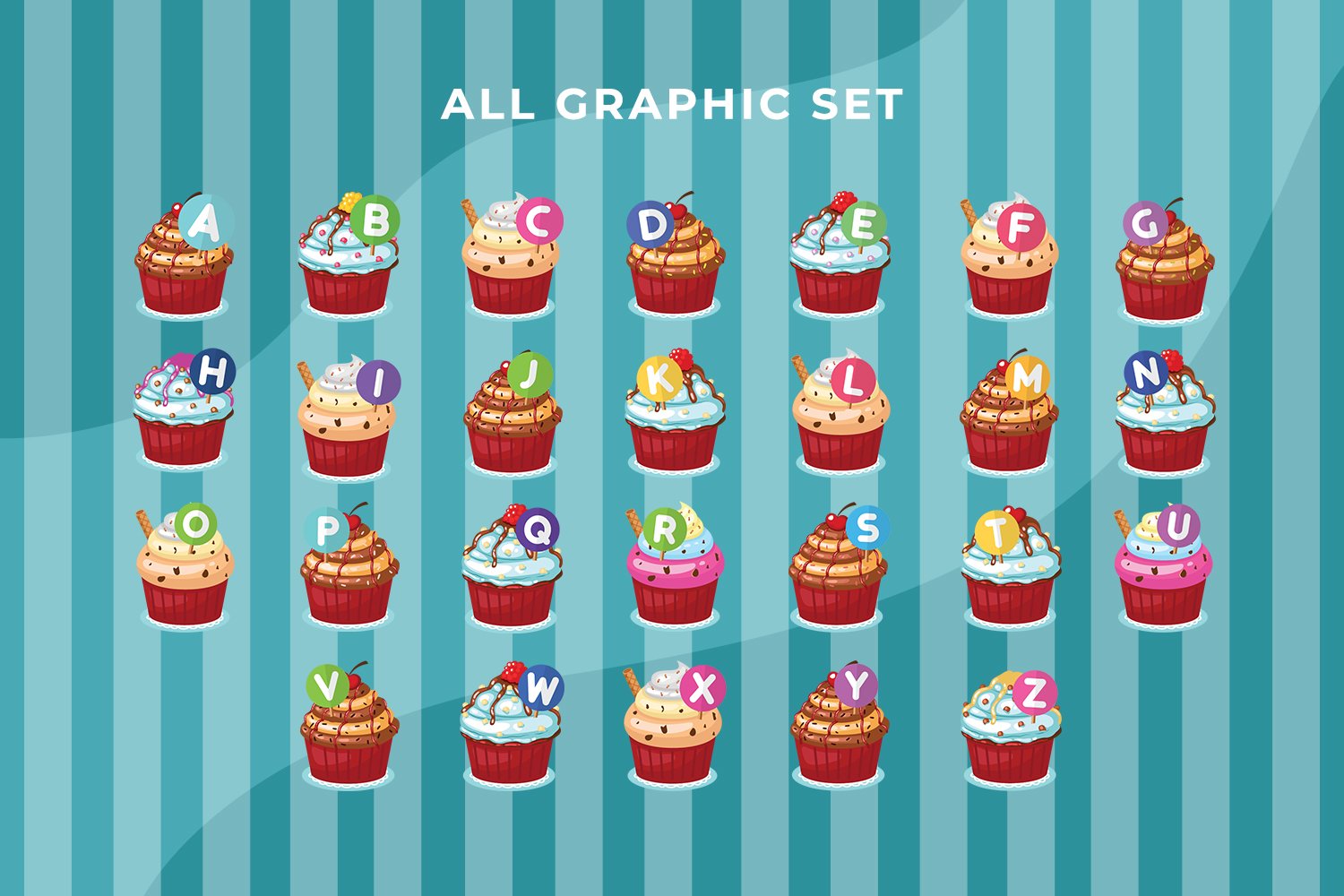 Cupcakes Alphabet
