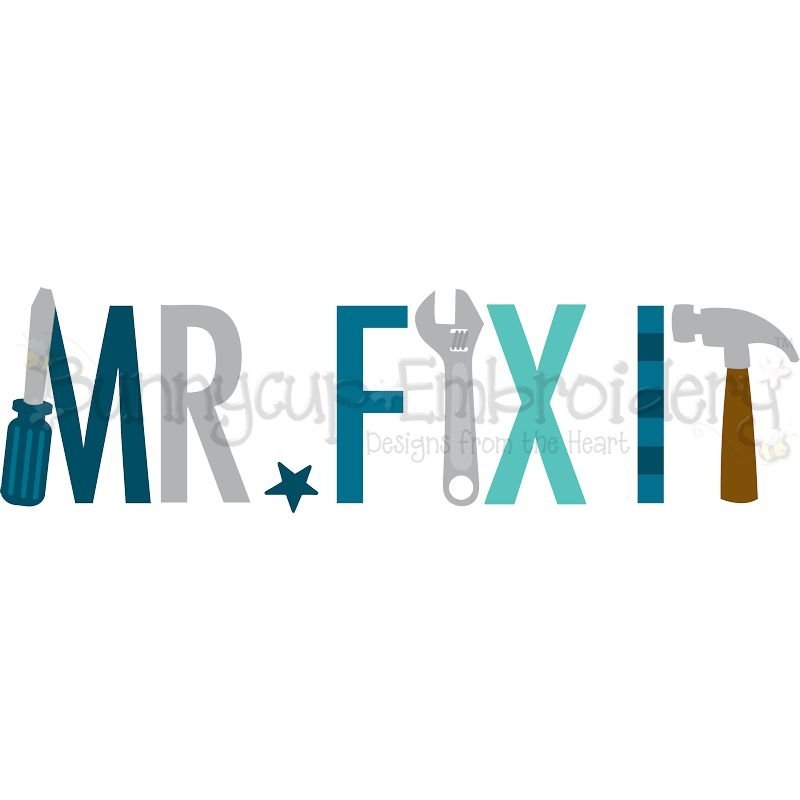 Mr Fix It - SVG, Clipart, Graphic - Father SVG (595697) | Cut Files ...