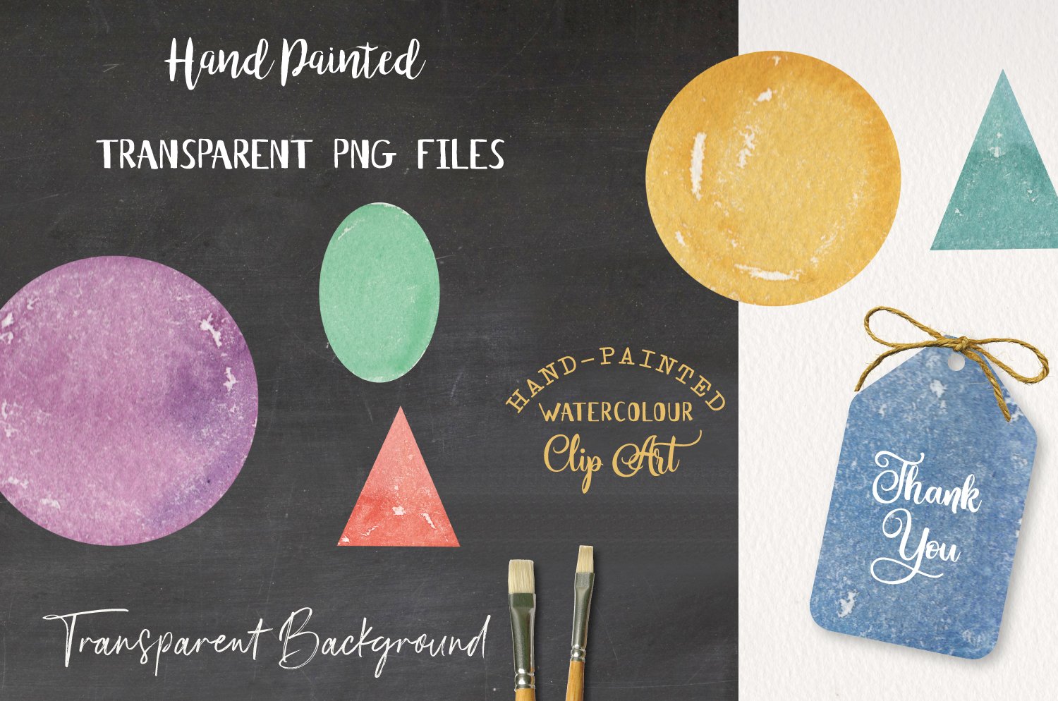 Watercolor 16 Shapes Hand Painted Elements Backgrounds Frame