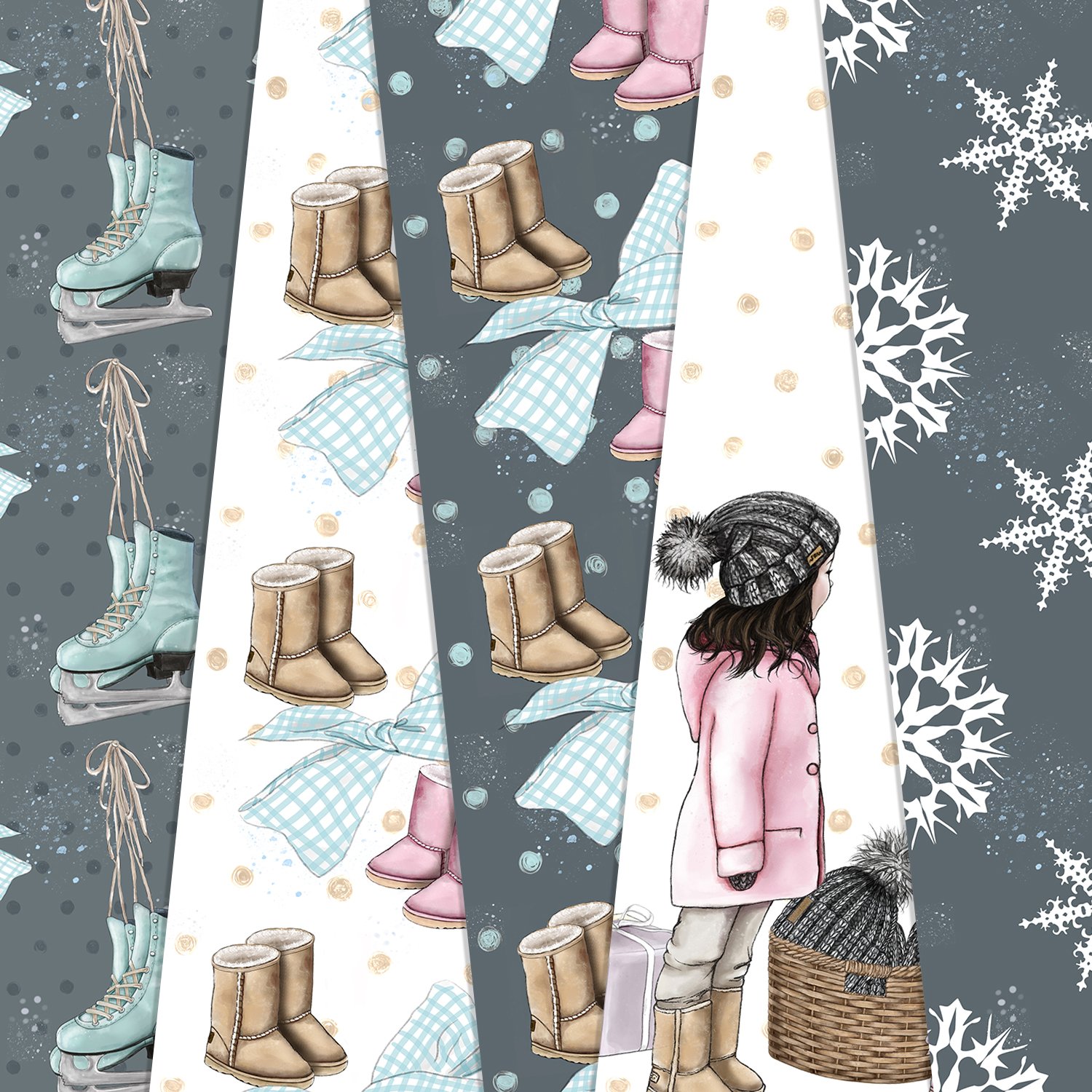 Cozy Winter - Digital Pattern (366471) | Patterns | Design Bundles