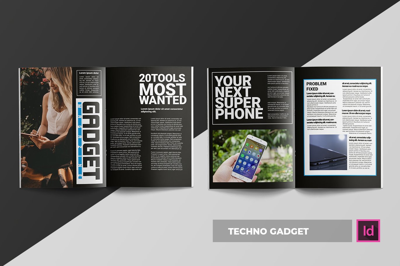 techno | Magazine (777677) | Magazines | Design Bundles