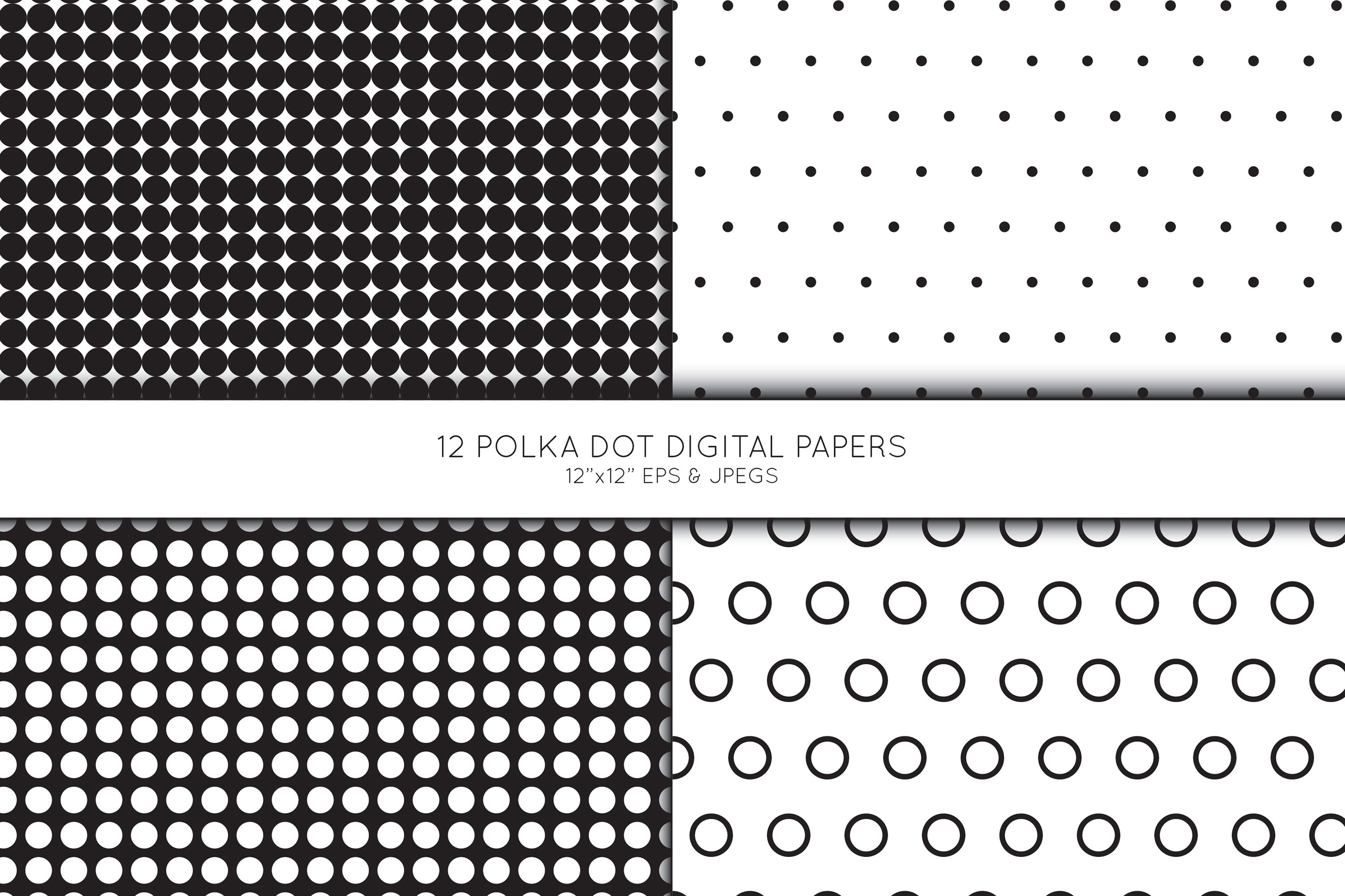 Dot Digital Paper, Polka Dot Scrapbook paper (777599) | Patterns ...