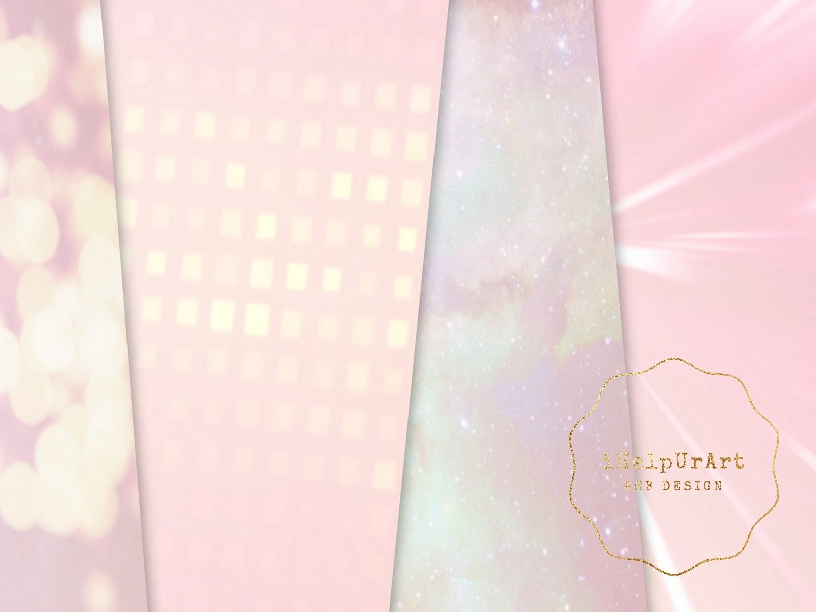 Pink Paper - Blush Pink Iridescent (182710) | Backgrounds | Design Bundles