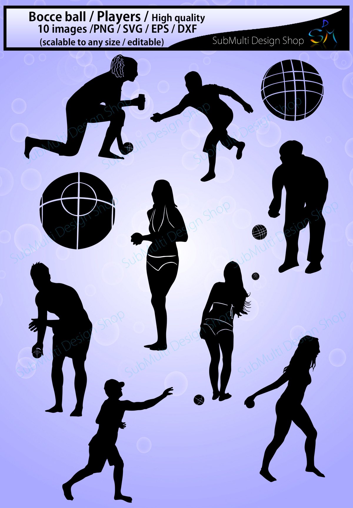 bocce silhouette Svg / bocce ball clipart / bocci ball / bocce ball ...