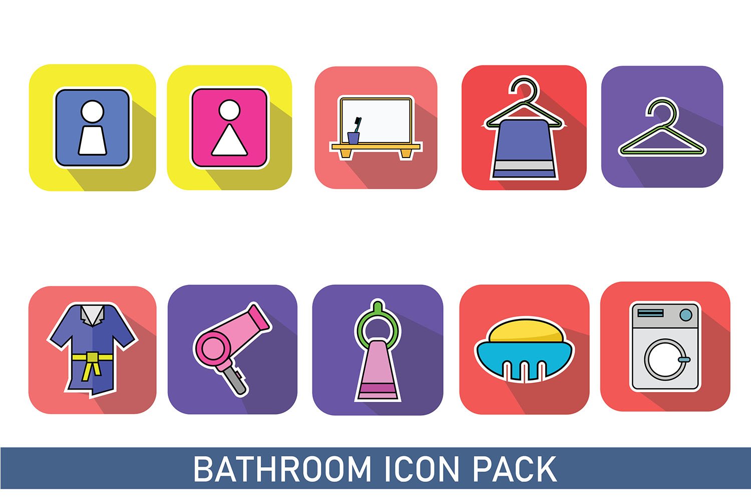 Icon Pack Bundles Modern Style (853028) | Icons | Design Bundles