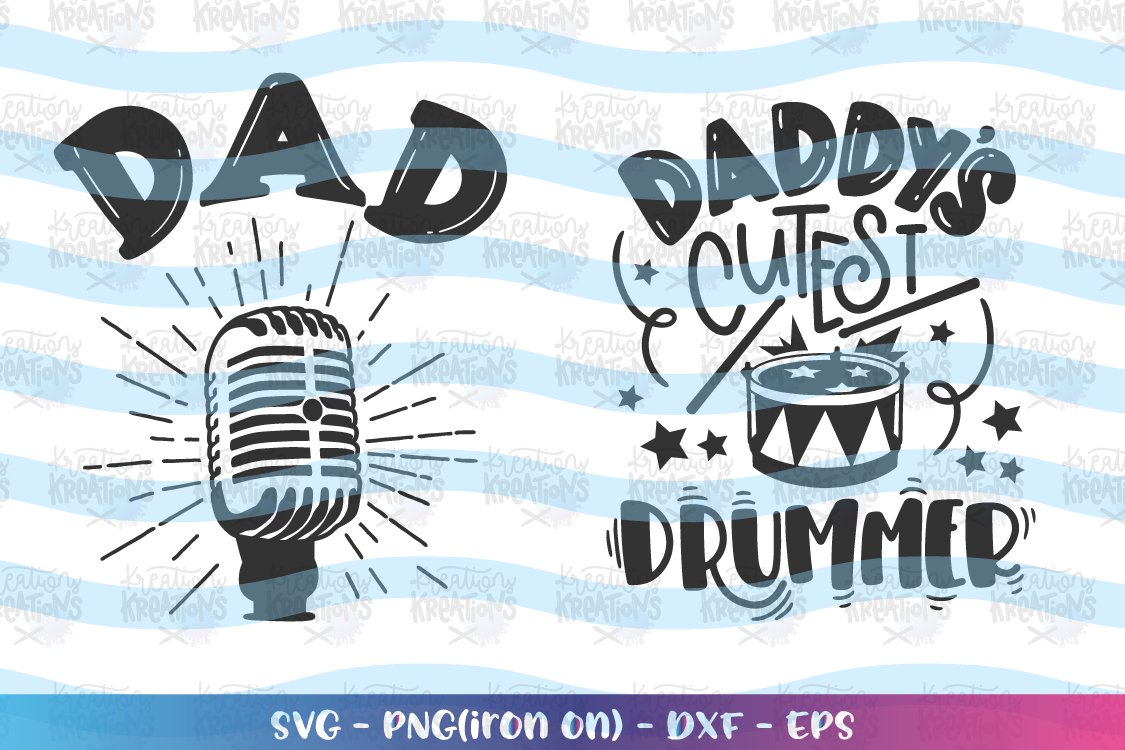 Dad-Dad Mic svg (427135) | SVGs | Design Bundles