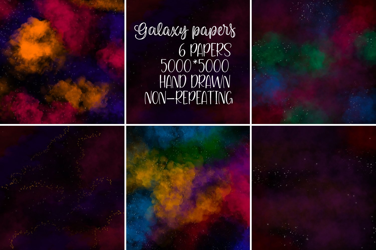 Galaxy Papers - Non Repeating Galaxy Prints (596280) | Backgrounds ...