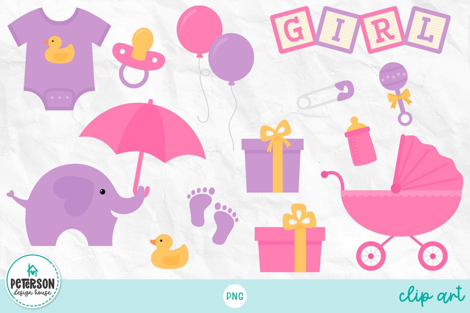 Girl Baby Shower Clip Art Free Girl Baby Shower Clip Art Free