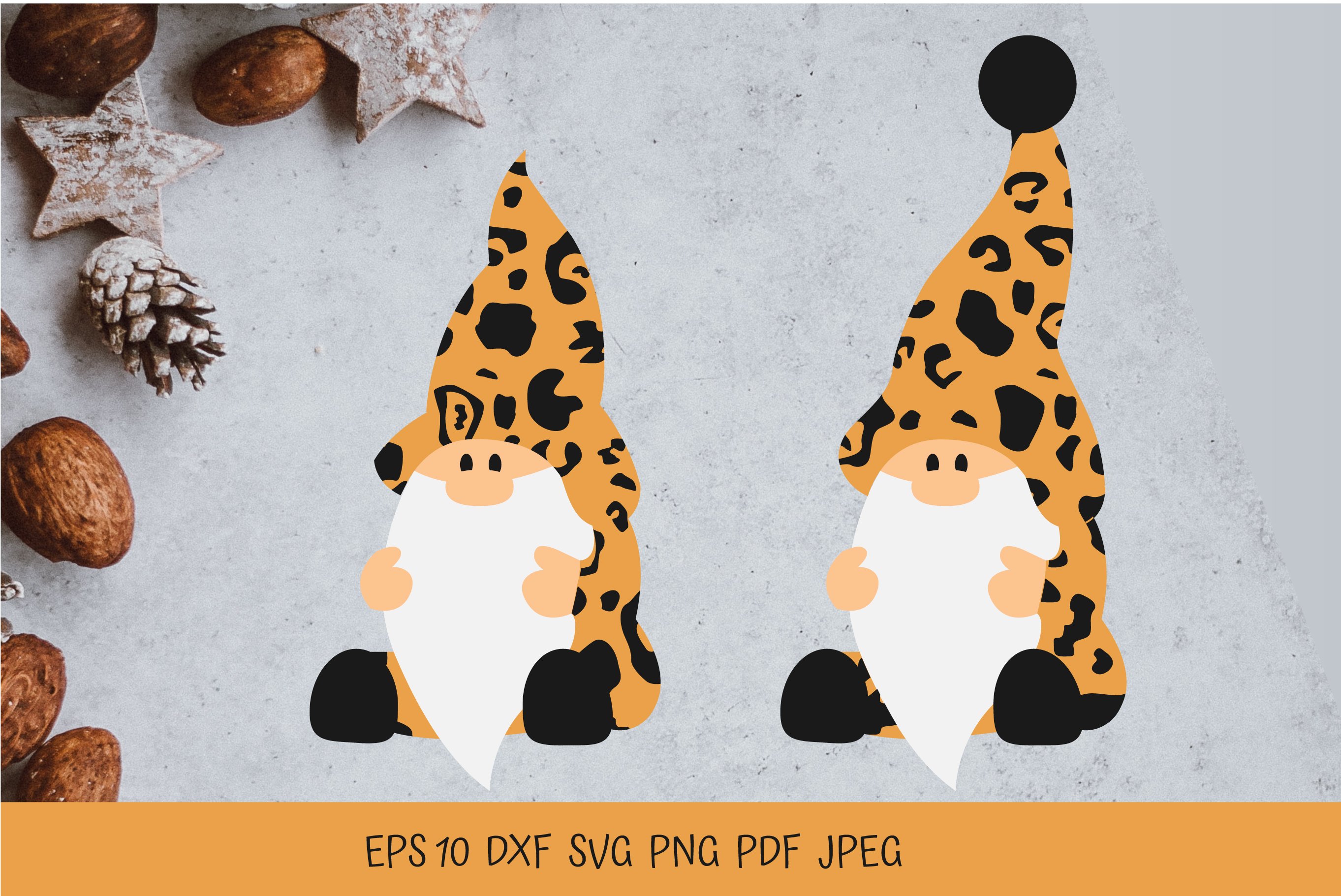 Leopard Gnomes. Gnomes Christmas. Gnome SVG. Gnome PNG (983193) | SVGs ...