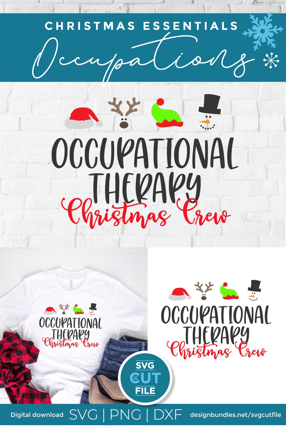 Occupational Therapy Christmas svg - OT Christmas svg file (1077287 ...