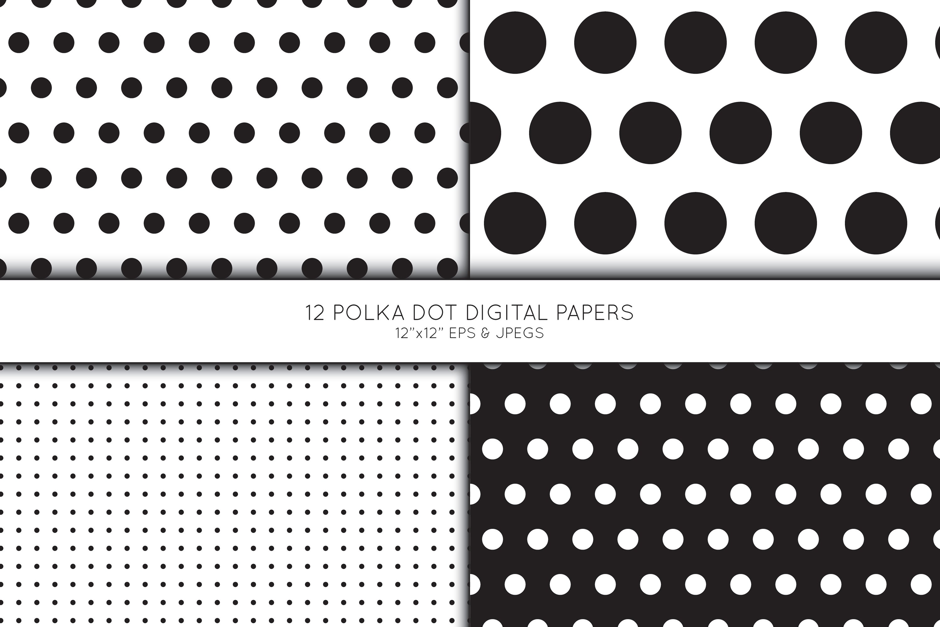 Dot Digital Paper, Polka Dot Scrapbook paper (777599) | Patterns ...