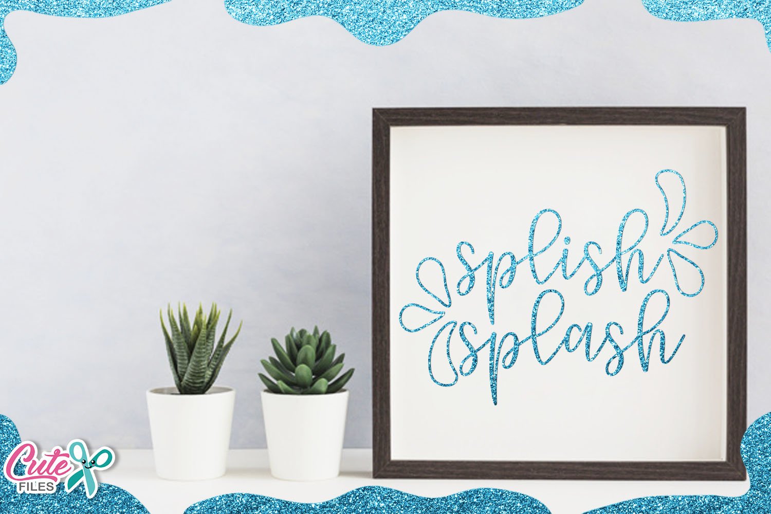 splish splash svg cut file for crafters (555789) | Cut Files | Design ...