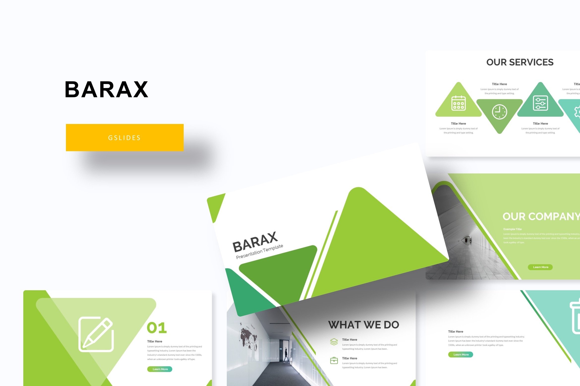 Barax Google Slide Template (1748179) | Google Slides | Design Bundles