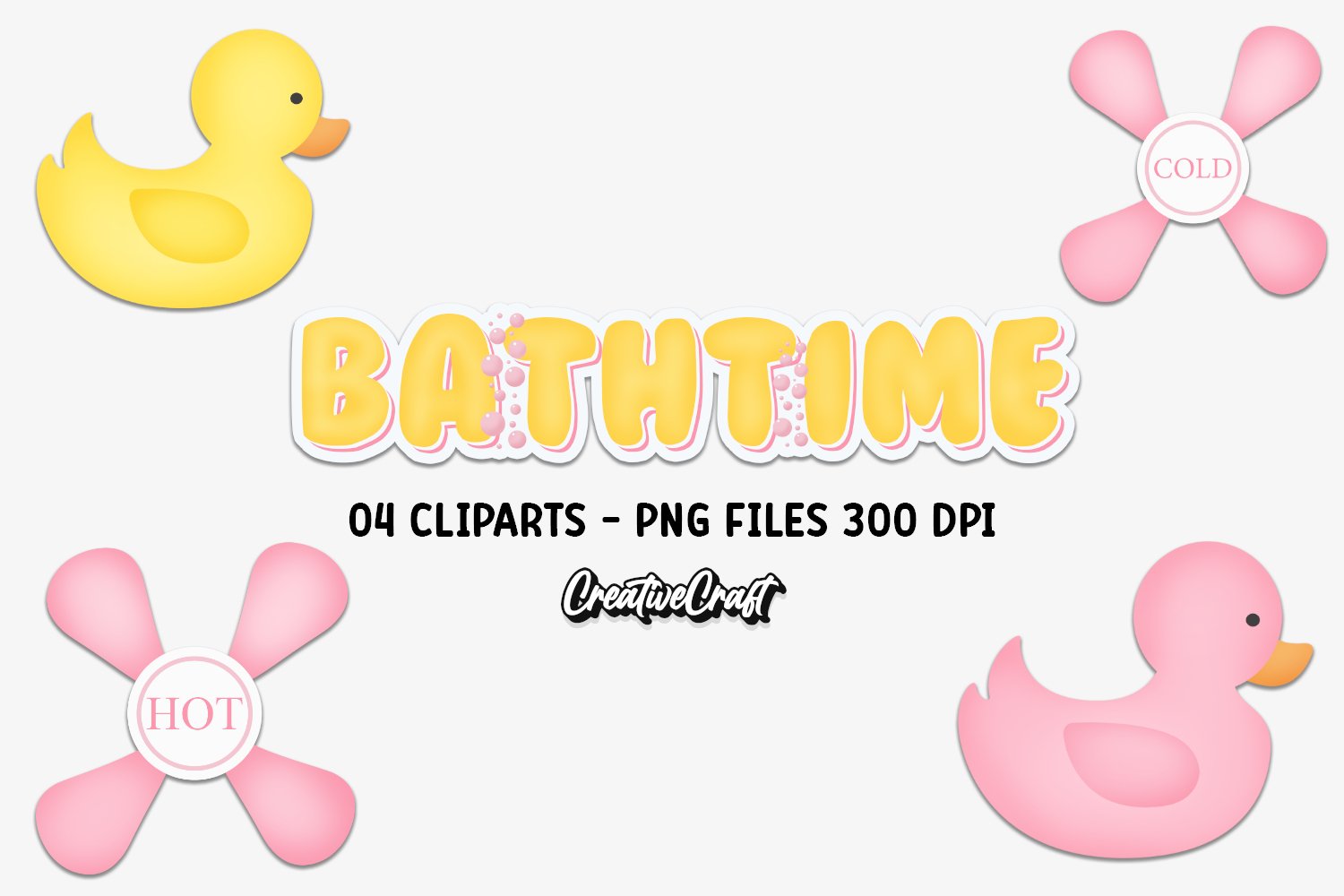 Pink Rubber Duck Clip Art