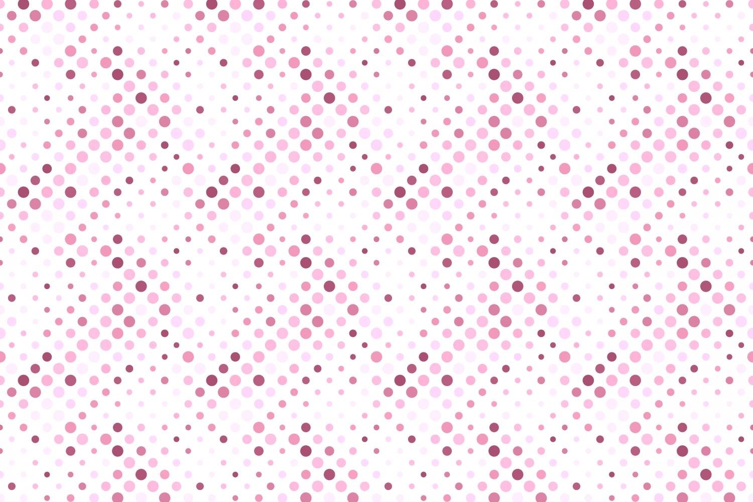24 Seamless Pink Dot Patterns (317136) | Patterns | Design Bundles